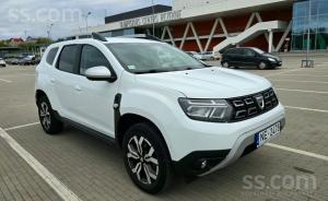 White Dacia Duster 2022 in Rezekne, with an engine capacity of 1.00 L and mileage of 125 thousand km for 13900 €, photo  on AUTOMOTO.COM.LV
