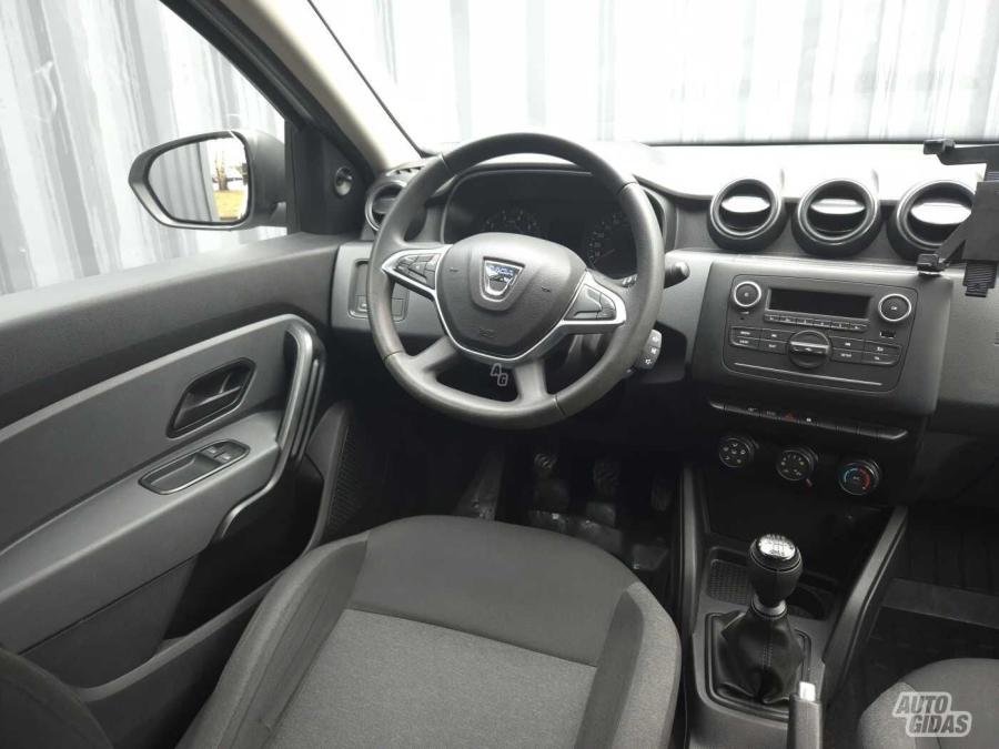 White Dacia Duster 2022 in Vilnius, with an engine capacity of 1.00 L and mileage of 100 thousand km for 8900 €, photo 8 on AUTOMOTO.COM.LV