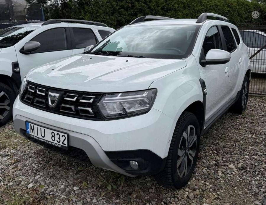 Белый Дачия Duster 2022 в Каунас, объемом двигателя 1.46 л и пробегом 98 тыс. км за 12600 €, фото 1 на AUTOMOTO.COM.LV