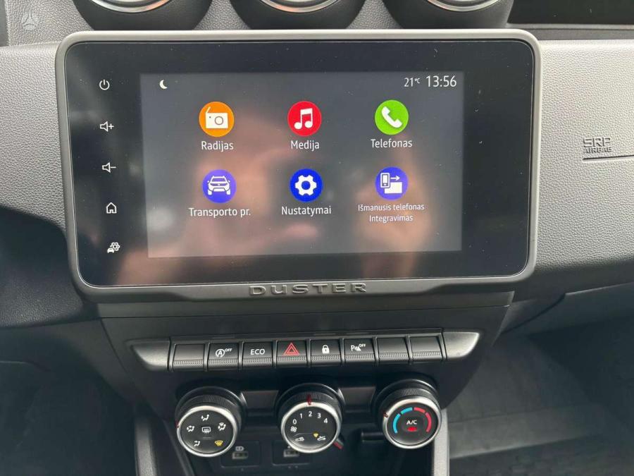 Balts Dacia Duster 2022 Šauļi, ar dzinēja tilpumu 1.33 L un nobraukumu 44 tūkst. km par 13900 €, foto 11 vietnē AUTOMOTO.COM.LV