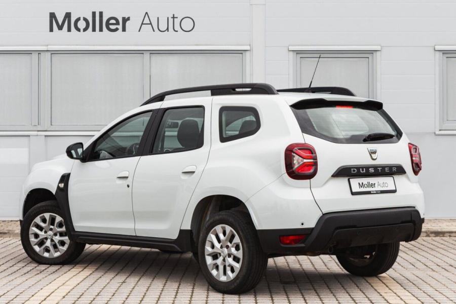 White Dacia Duster 2022 in Ventspils, with an engine capacity of 1.00 L and mileage of 97 thousand km for 12050 €, photo 4 on AUTOMOTO.COM.LV