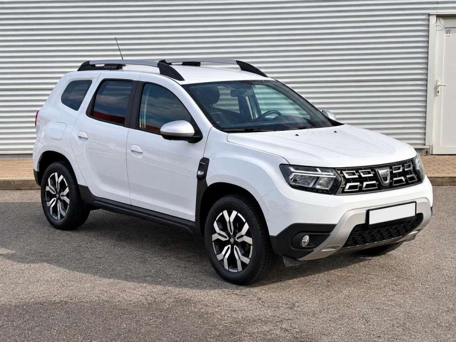 Белый Дачия Duster 2022 в Вильнюс, объемом двигателя 1.46 л и пробегом 105 тыс. км за 16950 €, фото 3 на AUTOMOTO.COM.LV