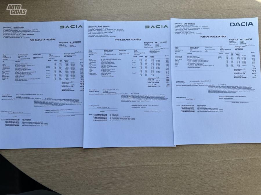 Balts Dacia Duster 2023 Avižieniai, ar dzinēja tilpumu 1.30 L un nobraukumu 117 tūkst. km par 14850 €, foto 26 vietnē AUTOMOTO.COM.LV