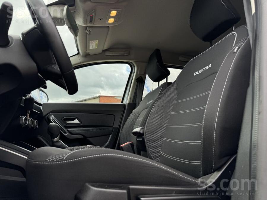 White Dacia Duster 2023 in Cesis, with an engine capacity of 1.30 L and mileage of 0 thousand km for 15900 €, photo 31 on AUTOMOTO.COM.LV