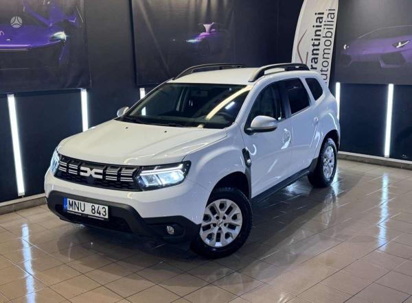 Balts Dacia Duster 2023 Viļņa, ar dzinēja tilpumu 1.50 L un nobraukumu 118 tūkst. km par 14350 €, foto 1 vietnē AUTOMOTO.COM.LV