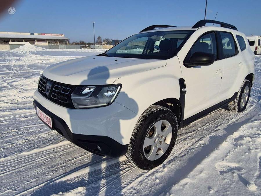 White Dacia Duster 2018 in Siauliai, with an engine capacity of 1.20 L and mileage of 122 thousand km for 8450 €, photo 12 on AUTOMOTO.COM.LV