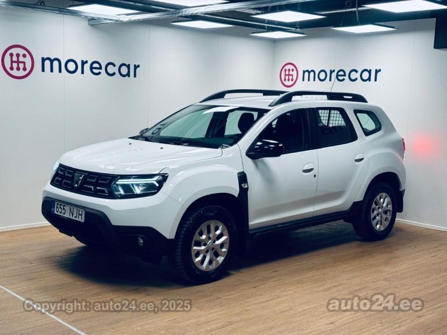 White Dacia Duster 2021 in Tallinn, with an engine capacity of 1.30 L and mileage of 101 thousand km for 12300 €, photo 1 on AUTOMOTO.COM.LV