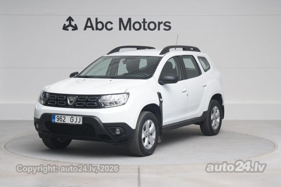 White Dacia Duster 2021 in Tallinn, with an engine capacity of 1.00 L and mileage of 125 thousand km for 9790 €, photo 1 on AUTOMOTO.COM.LV