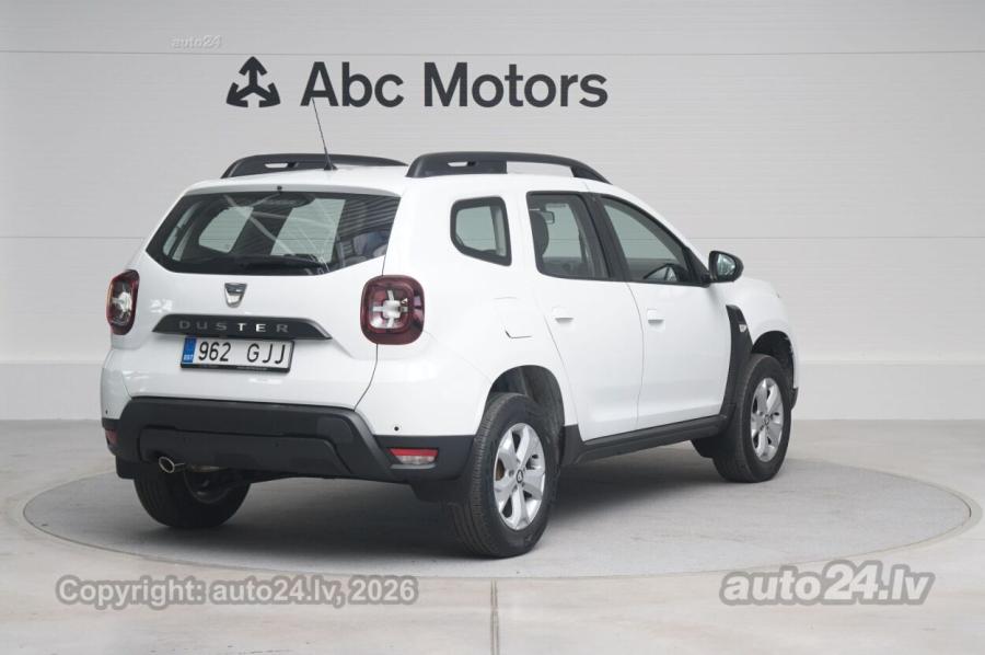 White Dacia Duster 2021 in Tallinn, with an engine capacity of 1.00 L and mileage of 125 thousand km for 9790 €, photo 4 on AUTOMOTO.COM.LV