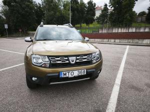 Yellow Dacia Duster 2016 in Telschi, with an engine capacity of 1.60 L and mileage of 199 thousand km for 3850 €, photo 4 on AUTOMOTO.COM.LV