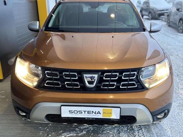 Yellow Dacia Duster 2018 in Vilnius, with an engine capacity of 1.60 L and mileage of 61 thousand km for 9000 €, photo 5 on AUTOMOTO.COM.LV