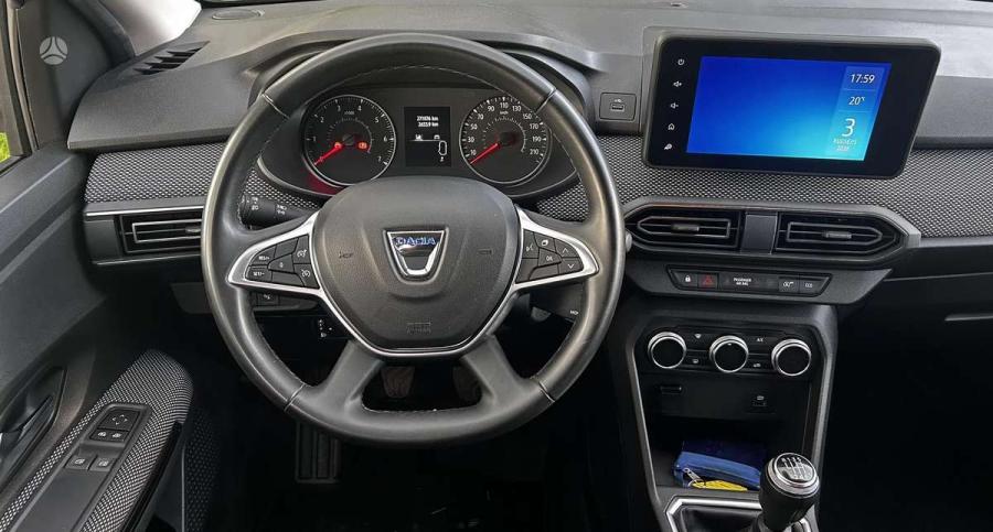 Pelēks Dacia Jogger 2022 Utena, ar dzinēja tilpumu 1.00 L un nobraukumu 271 tūkst. km par 7995 €, foto 22 vietnē AUTOMOTO.COM.LV