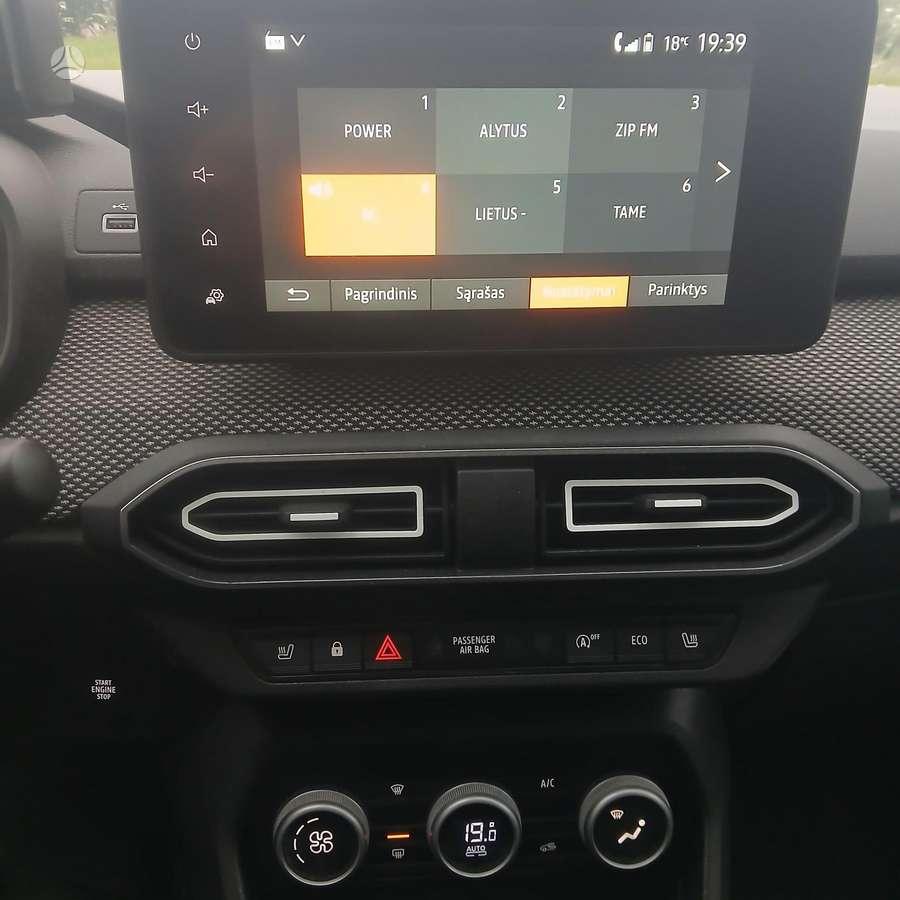 Pelēks Dacia Jogger 2023 Viļņa, ar dzinēja tilpumu 1.00 L un nobraukumu 120 tūkst. km par 10600 €, foto 16 vietnē AUTOMOTO.COM.LV
