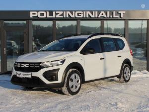 White Dacia Jogger 2023 in Vilnius, with an engine capacity of 1.00 L and mileage of 89 thousand km for 11000 €, photo  on AUTOMOTO.COM.LV