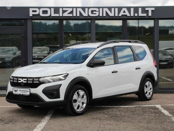 White Dacia Jogger 2023 in Vilnius, with an engine capacity of 1.00 L and mileage of 108 thousand km for 11000 €, photo 1 on AUTOMOTO.COM.LV