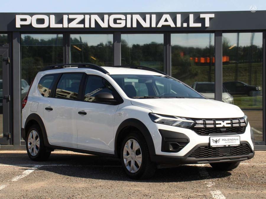 White Dacia Jogger 2023 in Vilnius, with an engine capacity of 1.00 L and mileage of 90 thousand km for 11500 €, photo 3 on AUTOMOTO.COM.LV