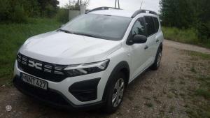Balts Dacia Jogger 2025 Anykščiai, ar dzinēja tilpumu 1.00 L un nobraukumu 29 tūkst. km par 7260 €, foto 4 vietnē AUTOMOTO.COM.LV