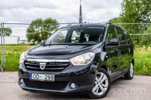 Black Dacia Lodgy 2014 in Riga, with an engine capacity of 1.50 L and mileage of 174 thousand km for 6690 €, photo  on AUTOMOTO.COM.LV