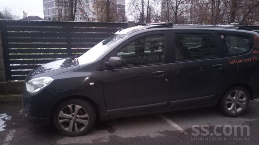Melns Dacia Lodgy 2016 Rīga, ar dzinēja tilpumu 1.20 L un nobraukumu 131 tūkst. km par 4650 €, foto 2 vietnē AUTOMOTO.COM.LV