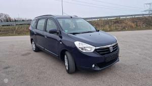 Blue Dacia Lodgy 2015 in Marijampole, with an engine capacity of 1.46 L and mileage of 207 thousand km for 4650 €, photo 3 on AUTOMOTO.COM.LV
