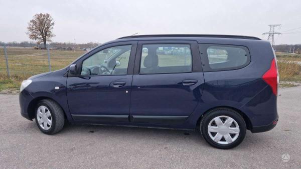 Blue Dacia Lodgy 2015 in Marijampole, with an engine capacity of 1.46 L and mileage of 207 thousand km for 4650 €, photo 5 on AUTOMOTO.COM.LV