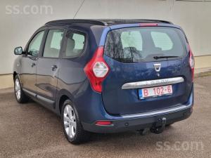 Blue Dacia Lodgy 2016 in Ogre, with an engine capacity of 1.20 L and mileage of 141 thousand km for 5950 €, photo 6 on AUTOMOTO.COM.LV