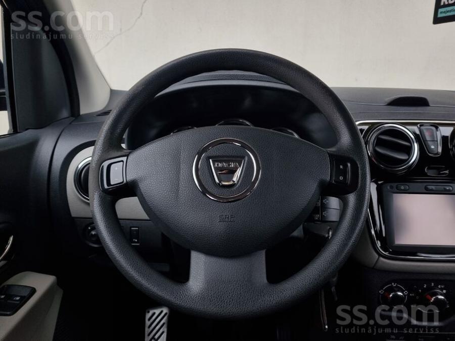 Blue Dacia Lodgy 2016 in Ogre, with an engine capacity of 1.20 L and mileage of 141 thousand km for 5950 €, photo 18 on AUTOMOTO.COM.LV