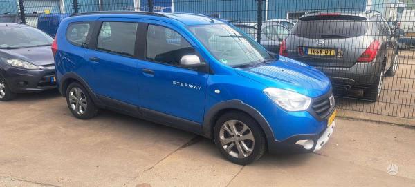 Blue Dacia Lodgy 2016 in Kaunas, with an engine capacity of 1.20 L and mileage of 172 thousand km for 4300 €, photo 2 on AUTOMOTO.COM.LV