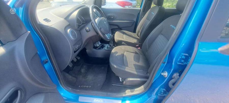 Zils Dacia Lodgy 2016 Kauņa, ar dzinēja tilpumu 1.20 L un nobraukumu 172 tūkst. km par 4300 €, foto 11 vietnē AUTOMOTO.COM.LV