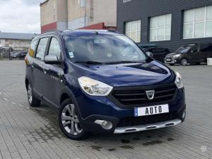 Blue Dacia Lodgy 2017 in Taurage, with an engine capacity of 1.46 L and mileage of 229 thousand km for 5999 €, photo  on AUTOMOTO.COM.LV
