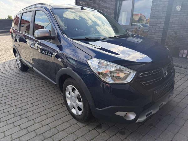 Blue Dacia Lodgy 2017 in Klaipeda, with an engine capacity of 1.46 L and mileage of 181 thousand km for 5600 €, photo 3 on AUTOMOTO.COM.LV
