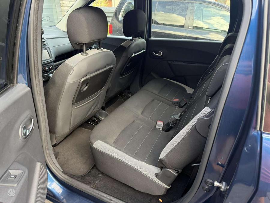 Blue Dacia Lodgy 2017 in Klaipeda, with an engine capacity of 1.46 L and mileage of 181 thousand km for 5600 €, photo 10 on AUTOMOTO.COM.LV