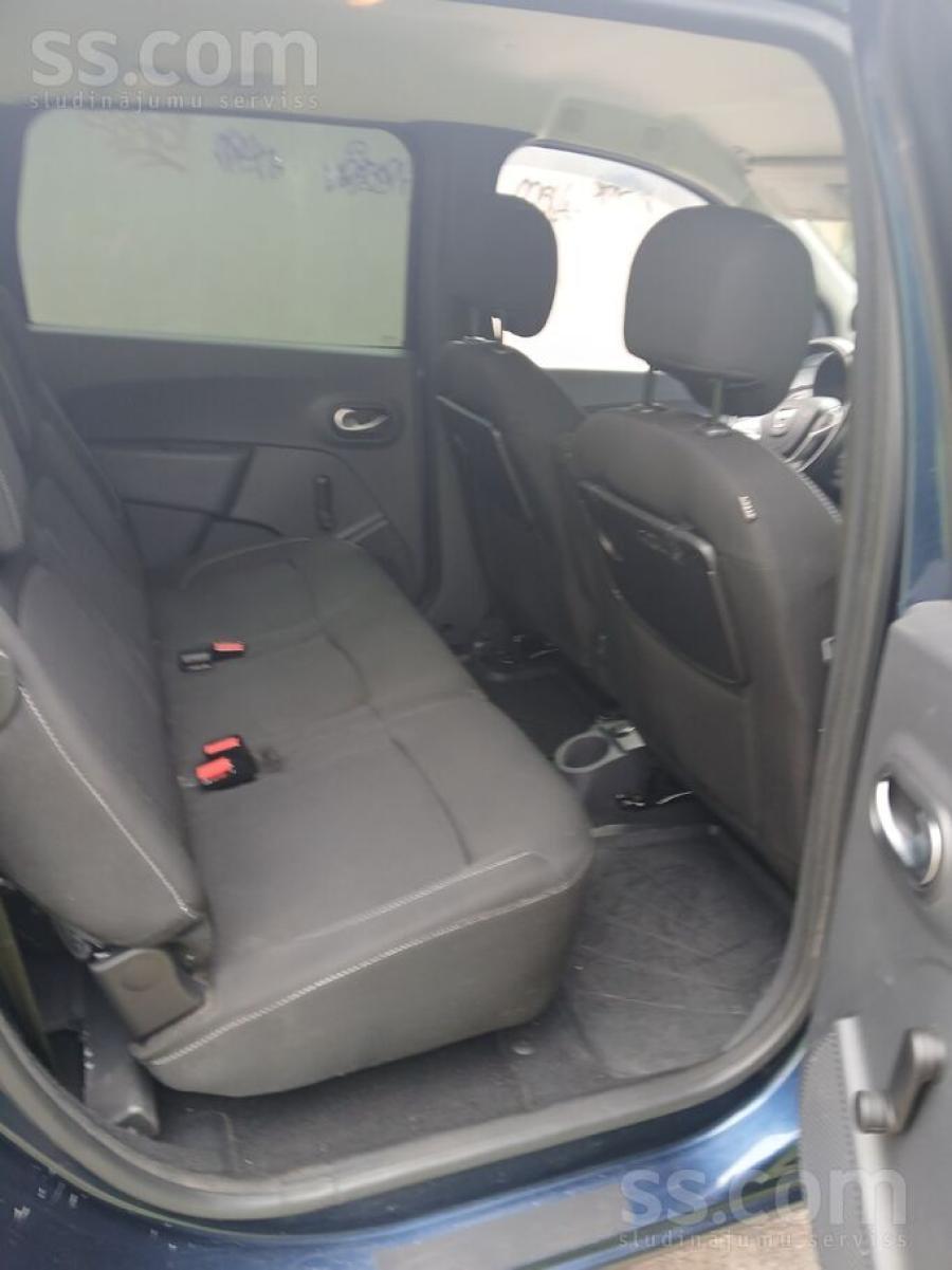 Zils Dacia Lodgy 2019 Rīga, ar dzinēja tilpumu 1.60 L un nobraukumu 158 tūkst. km par 7300 €, foto 12 vietnē AUTOMOTO.COM.LV