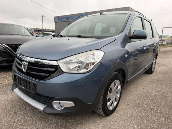 Blue Dacia Lodgy 2015 in Vilnius, with an engine capacity of 1.46 L and mileage of 250 thousand km for 5290 €, photo 1 on AUTOMOTO.COM.LV