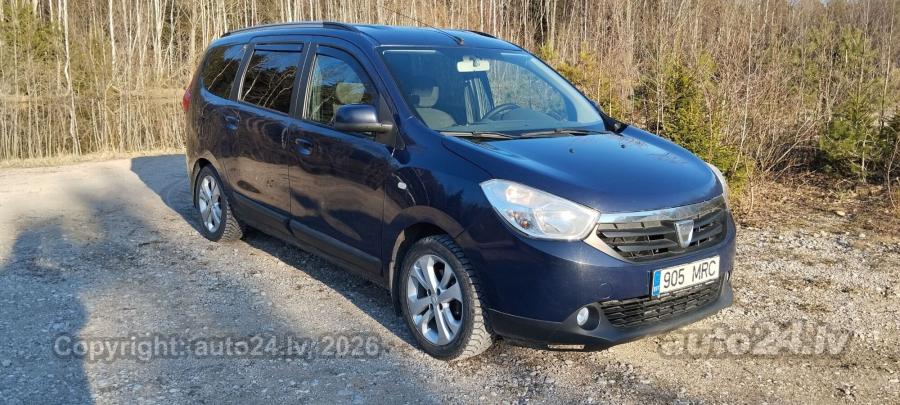 Blue Dacia Lodgy 2017 in Rakvere, with an engine capacity of 1.20 L and mileage of 158 thousand km for 9400 €, photo 1 on AUTOMOTO.COM.LV