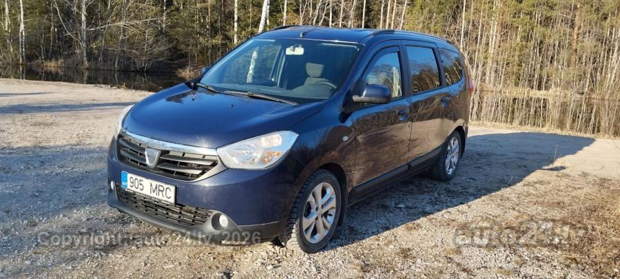 Blue Dacia Lodgy 2017 in Rakvere, with an engine capacity of 1.20 L and mileage of 158 thousand km for 9400 €, photo 3 on AUTOMOTO.COM.LV