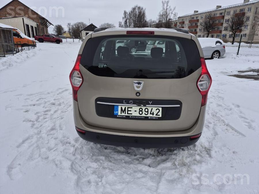 Brūns Dacia Lodgy 2019 Limbaži, ar dzinēja tilpumu 1.60 L un nobraukumu 18 tūkst. km par 8850 €, foto 2 vietnē AUTOMOTO.COM.LV