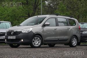 Brown Dacia Lodgy 2015 in Riga, with an engine capacity of 1.60 L and mileage of 338 thousand km for 2590 €, photo  on AUTOMOTO.COM.LV