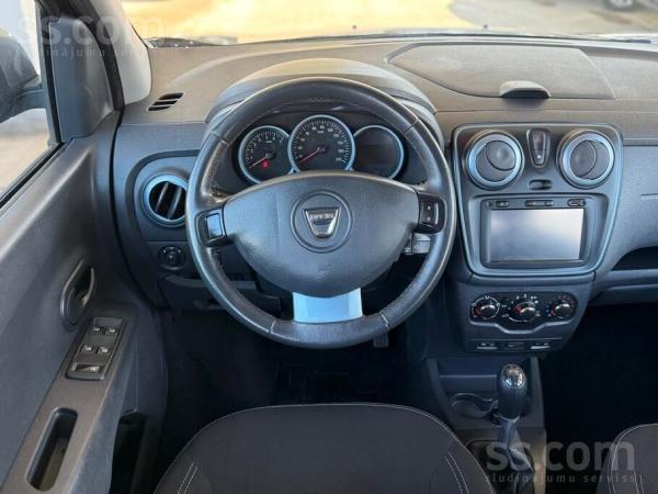 Grey Dacia Lodgy 2016 in Ogre, with an engine capacity of 1.60 L and mileage of 118 thousand km for 7350 €, photo 7 on AUTOMOTO.COM.LV