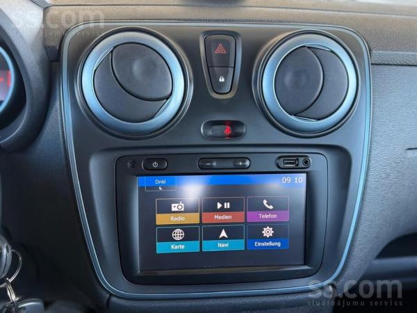 Grey Dacia Lodgy 2016 in Ogre, with an engine capacity of 1.60 L and mileage of 118 thousand km for 7350 €, photo 8 on AUTOMOTO.COM.LV