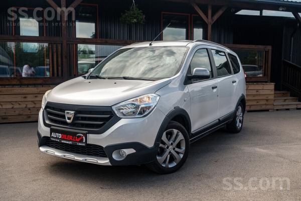 Grey Dacia Lodgy 2016 in Riga, with an engine capacity of 1.20 L and mileage of 0 thousand km for 5250 €, photo 6 on AUTOMOTO.COM.LV