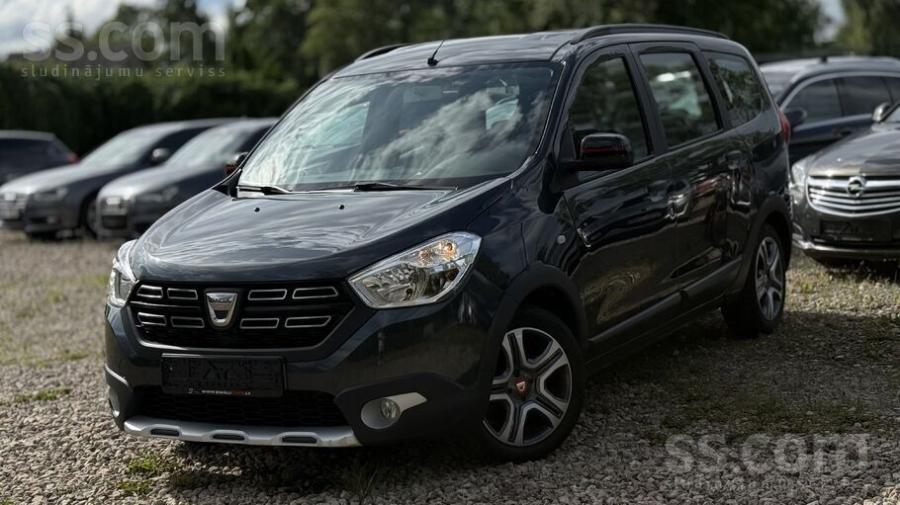 Grey Dacia Lodgy 2019 in Jelgava, with an engine capacity of 1.30 L and mileage of 124 thousand km for 6590 €, photo 3 on AUTOMOTO.COM.LV