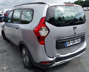 Grey Dacia Lodgy 2021 in Taurage, with an engine capacity of 1.46 L and mileage of 45 thousand km for 4590 €, photo 2 on AUTOMOTO.COM.LV