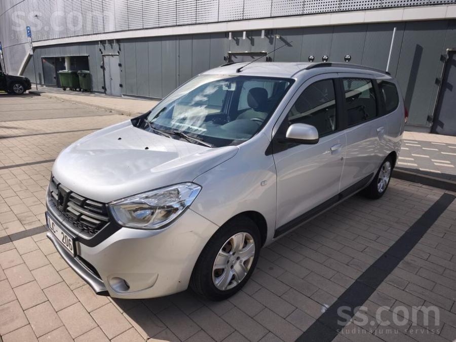 Grey Dacia Lodgy 2017 in Riga, with an engine capacity of 1.40 L and mileage of 135 thousand km for 6000 €, photo 3 on AUTOMOTO.COM.LV