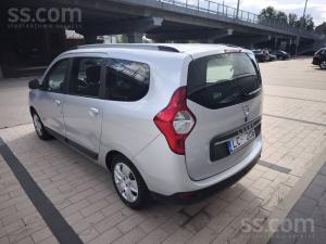 Grey Dacia Lodgy 2017 in Riga, with an engine capacity of 1.40 L and mileage of 135 thousand km for 6000 €, photo 8 on AUTOMOTO.COM.LV