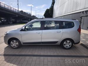 Grey Dacia Lodgy 2017 in Riga, with an engine capacity of 1.40 L and mileage of 135 thousand km for 6000 €, photo 9 on AUTOMOTO.COM.LV