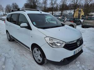 White Dacia Lodgy 2012 in Taurage, with an engine capacity of 1.46 L and mileage of 249 thousand km for 3300 €, photo 2 on AUTOMOTO.COM.LV