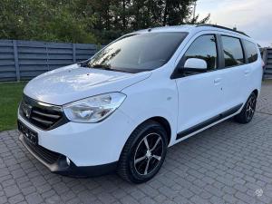 Balts Dacia Lodgy 2014 Marijampole, ar dzinēja tilpumu 1.60 L un nobraukumu 180 tūkst. km par 4200 €, foto  vietnē AUTOMOTO.COM.LV