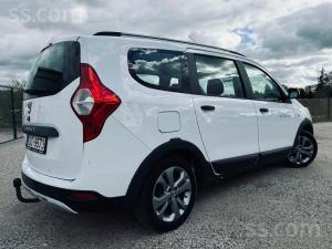 White Dacia Lodgy 2015 in Cesis, with an engine capacity of 1.20 L and mileage of 0 thousand km for 5950 €, photo 6 on AUTOMOTO.COM.LV
