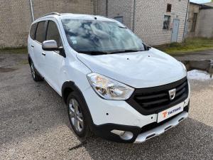 White Dacia Lodgy 2015 in Taurage, with an engine capacity of 1.20 L and mileage of 96 thousand km for 4800 €, photo 4 on AUTOMOTO.COM.LV